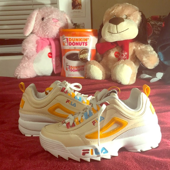 Fila | Shoes | Colorful Tan Filas | Poshmark